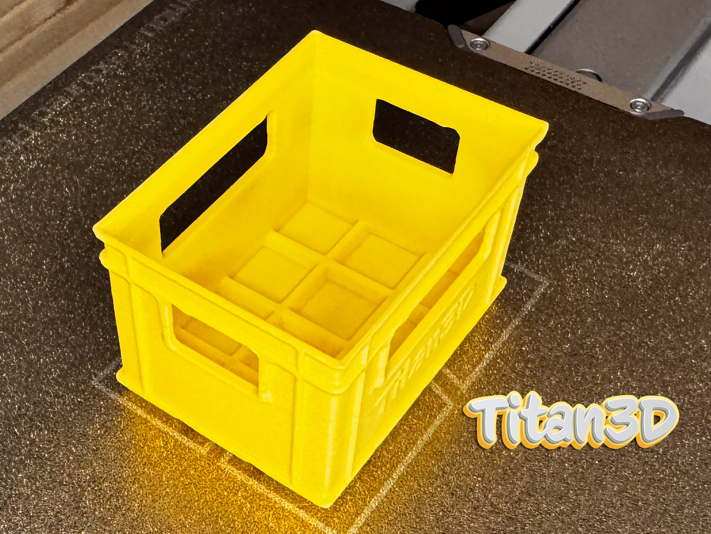 Stackable Mini Crate Titan3DGridLite by Titan3D | Download free STL model | Printables.com