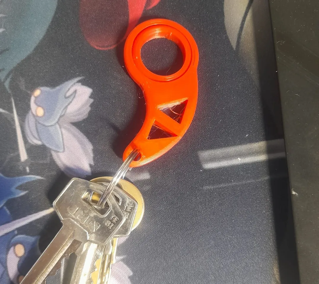 Karambit Keychain by QuantumPrint 3D | Download free STL model ...