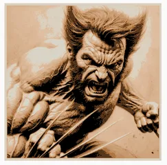 Wolverine (Negative Space Variant Cover) Hueforge by Kyfry85 | Download ...