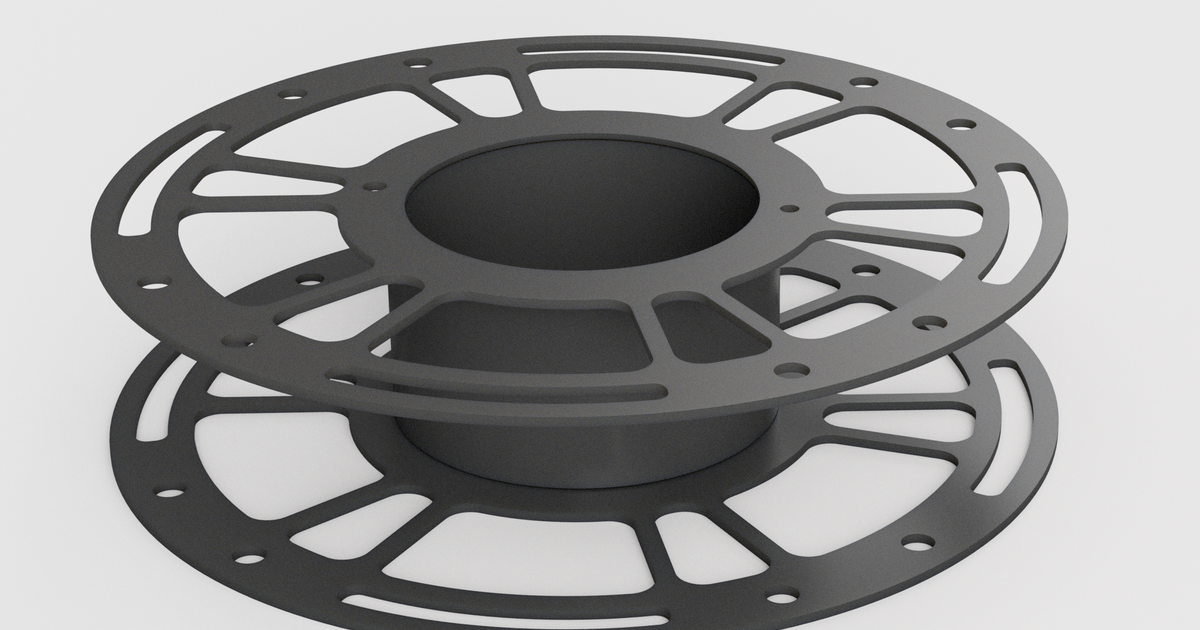 SPOOL for 500g of filament- CLICK CONNECT- just 50g to make! by MM3D ...