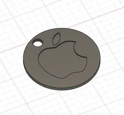 Apple keychain by Jonathan | Download free STL model | Printables.com