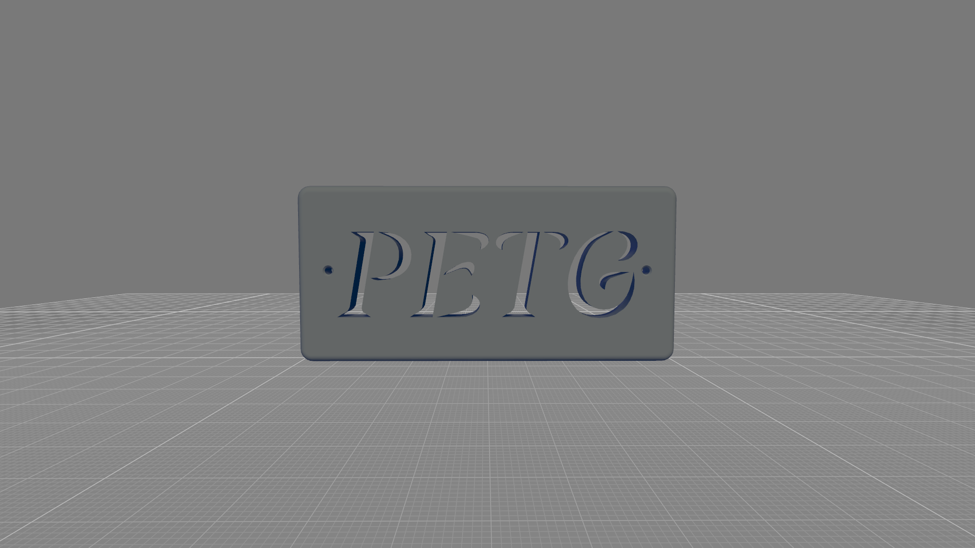 PETG Name plate, with screw holes by Jayden Basson | Download free STL ...