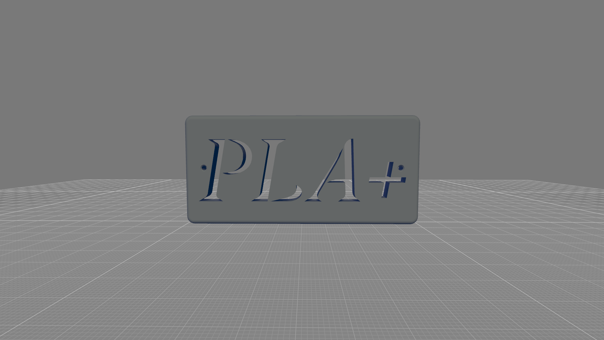 PLA+ Name plate, with screw holes by Jayden Basson | Download free STL ...