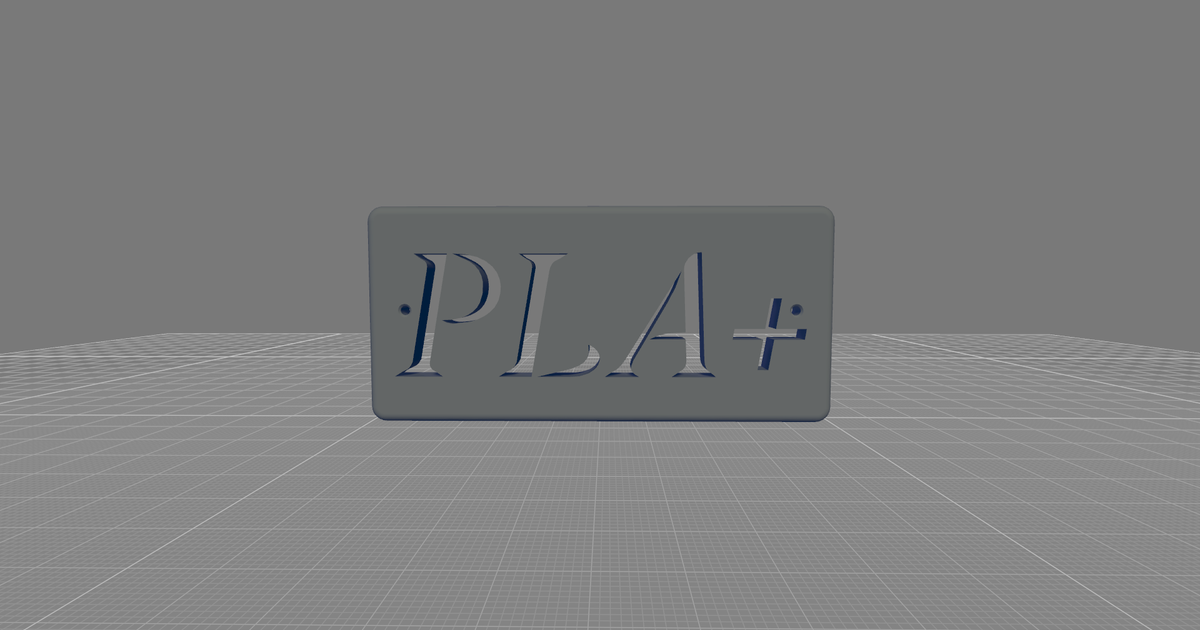 PLA+ Name plate, with screw holes by Jayden Basson | Download free STL ...