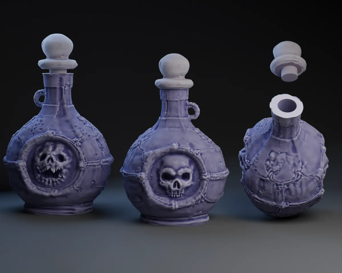 Poison Bottle by Peter Farell | Download free STL model | Printables.com
