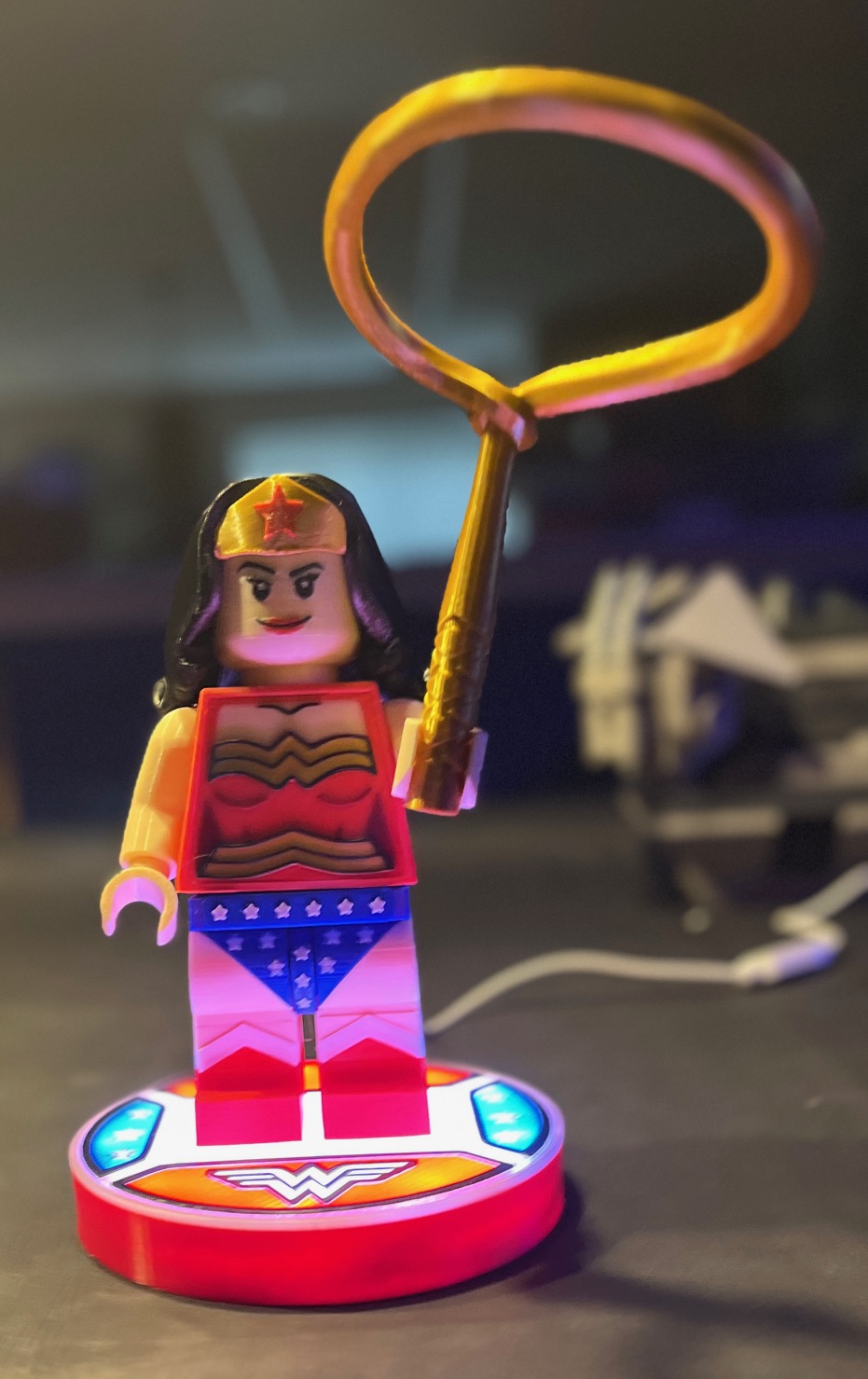 Mega-Sized Lego-like Wonder Woman Mini-Figure (5:1 Scale) by ...