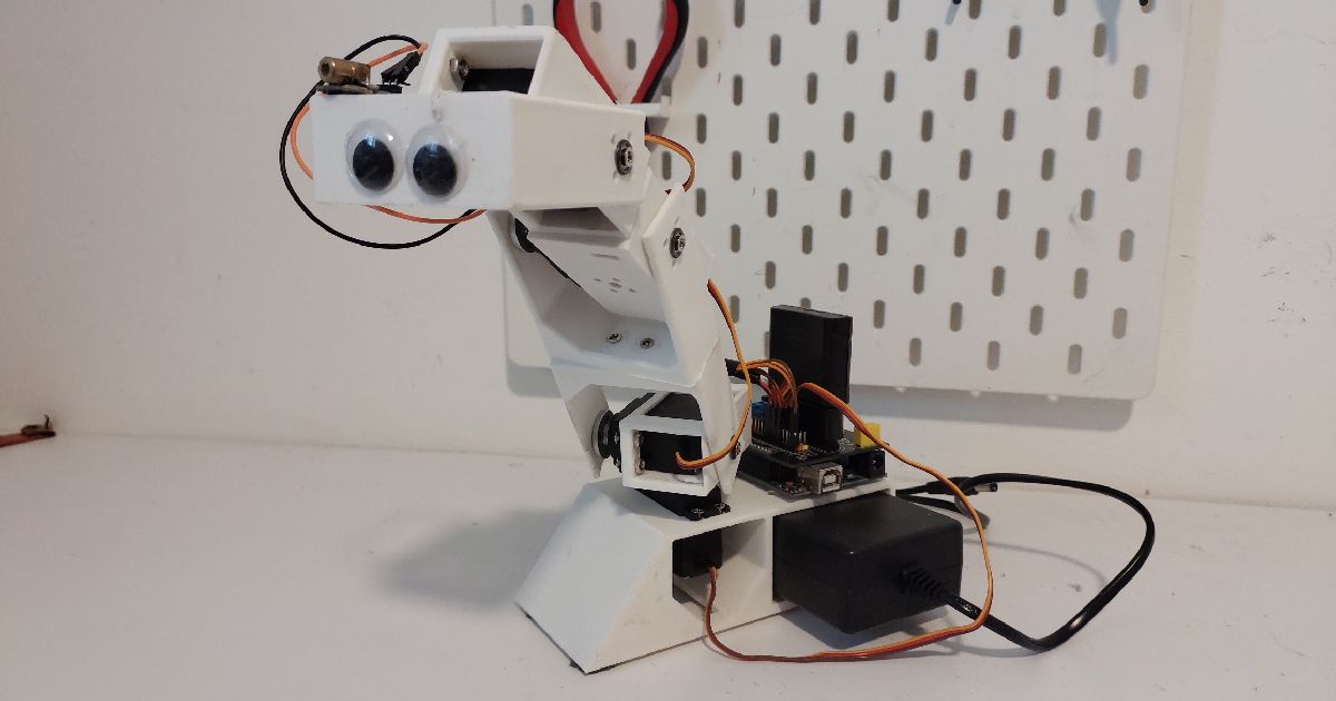 Arduino Robot Arm By Spinach Download Free Stl Model