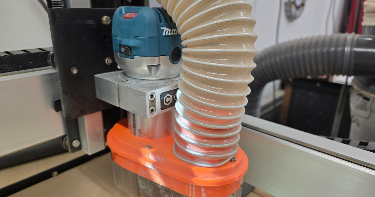 CnC Dust Boot by Mikek | Download free STL model | Printables.com