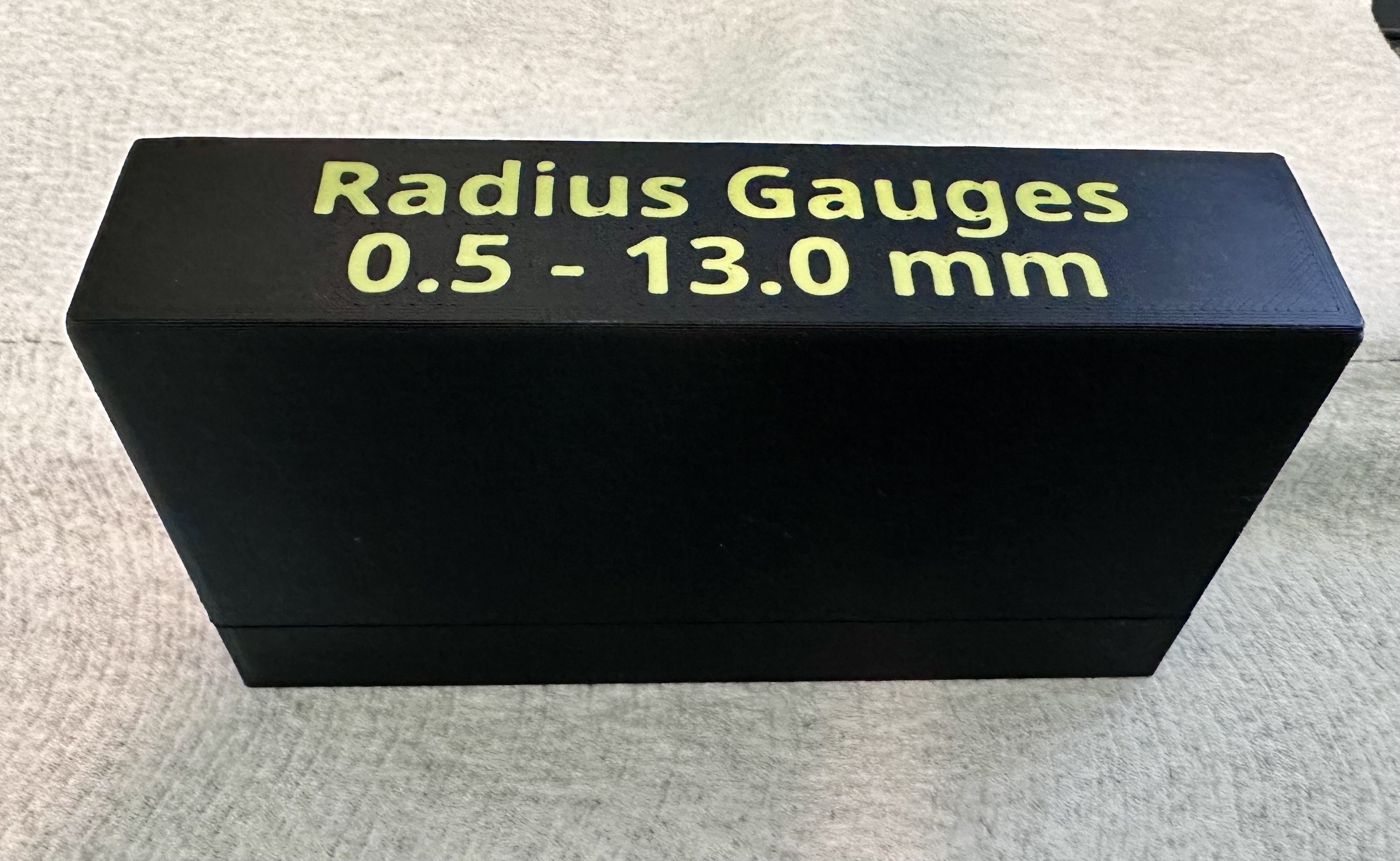 Radius Gauge Case - Smoothed Edges by Akinayr | Download free STL model ...