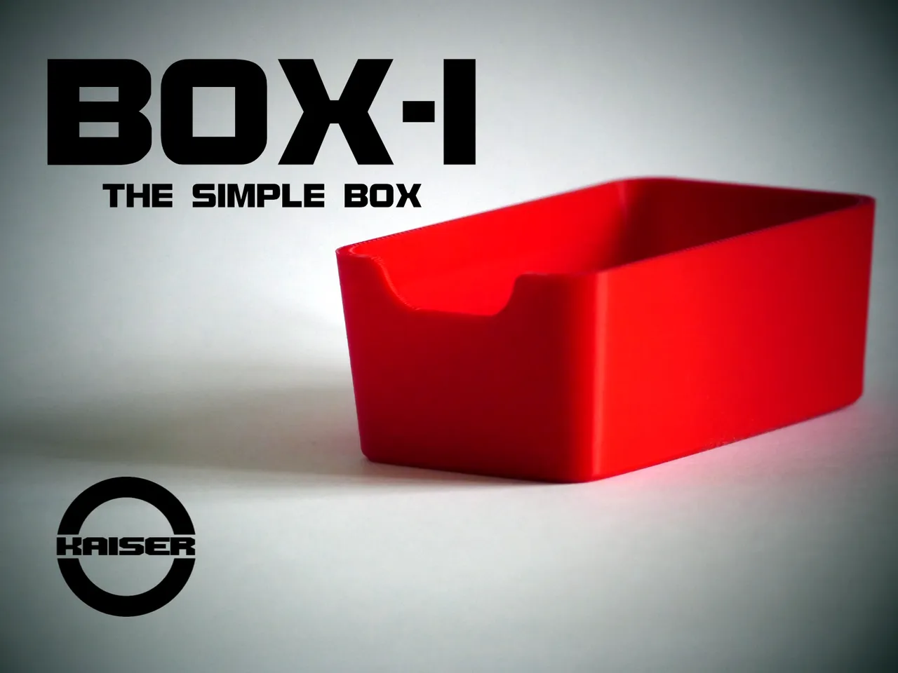 BOX-I Simple box by SchepperTs | Download free STL model | Printables.com