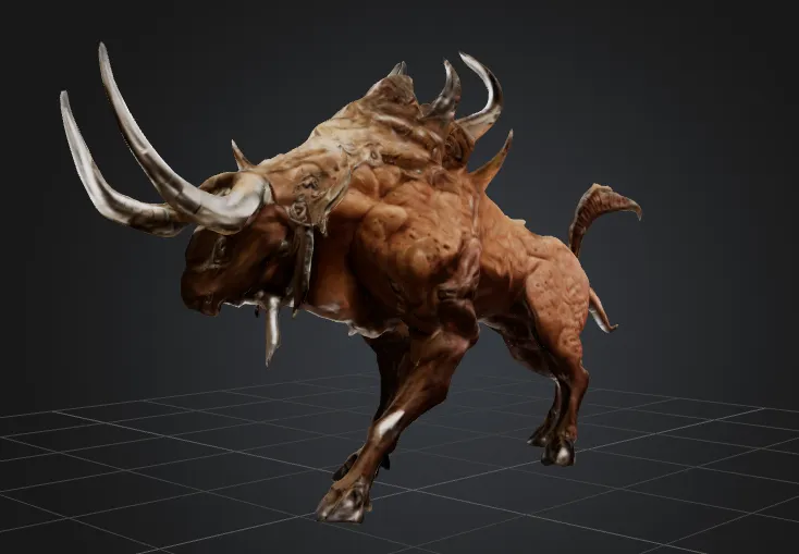 Bull (Beast of Eldoria) DND by Oksus | Download free STL model ...