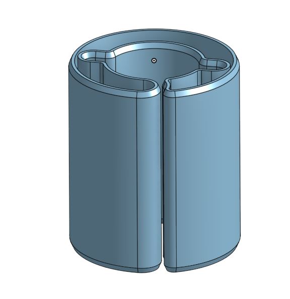 C-cell AA battery Adapter by Khoo yao jiunn | Download free STL model ...
