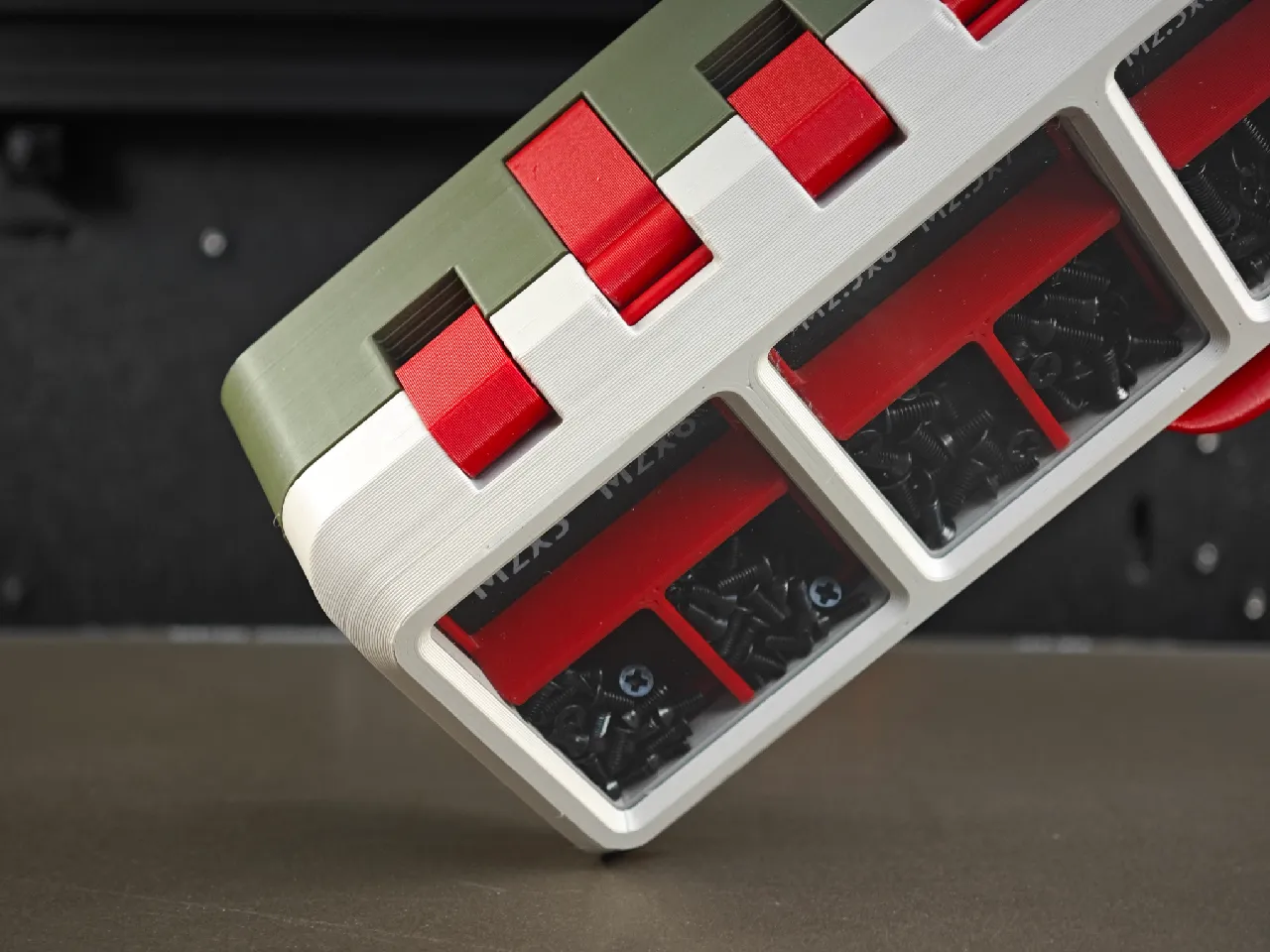 Gridfinity 1x1 bin 2x divider Add-on for cases by Andreas Mass ...