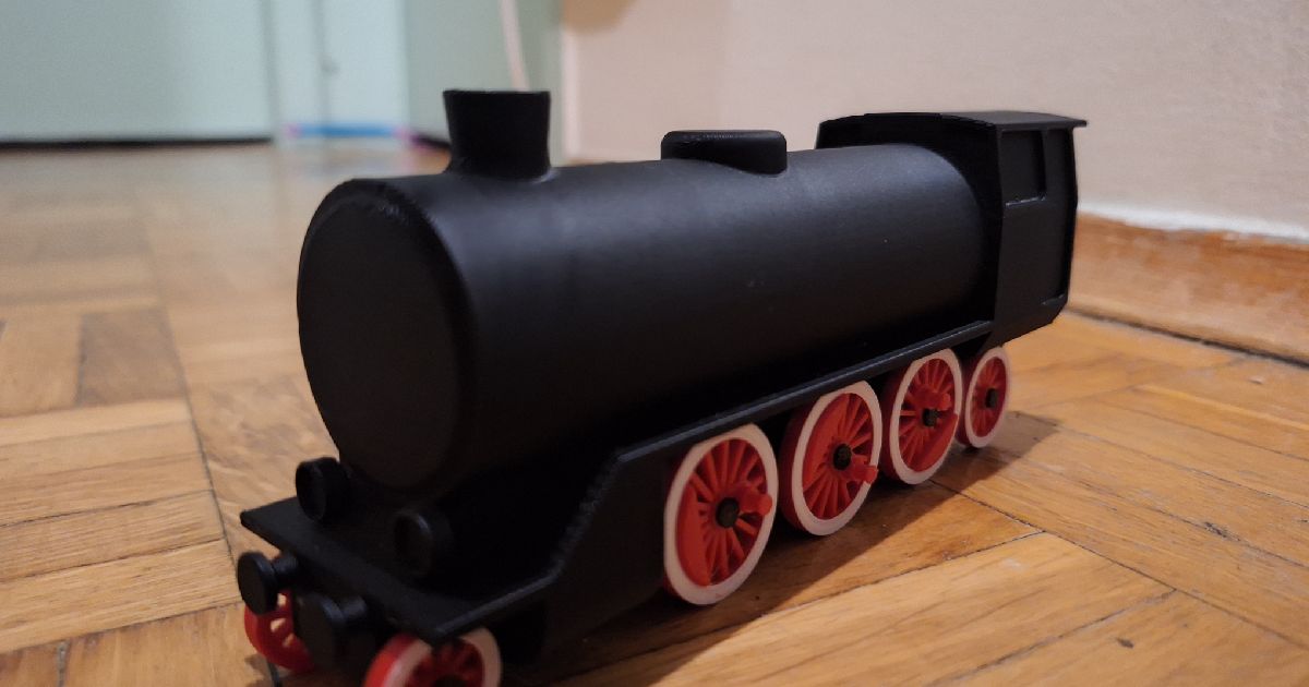 Steam locomotive by kusdamian | Download free STL model | Printables.com