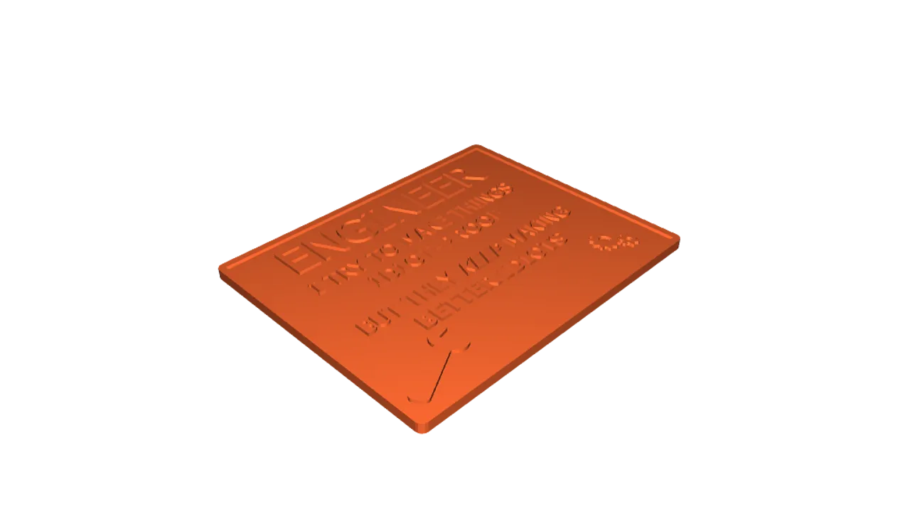 Engineer sign by max3d | Download free STL model | Printables.com