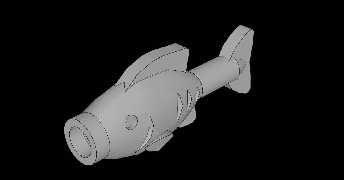 Lego Compatible (64648.dat) Animal Fish Straight by thall72 | Download ...
