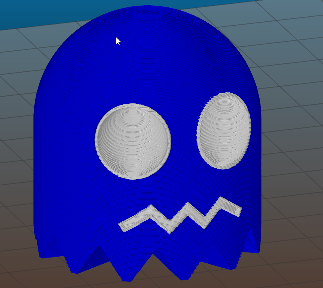 Pac-Man Ghost (multicolor) von Zarbuta | Kostenloses STL-Modell herunterladen | Printables.com