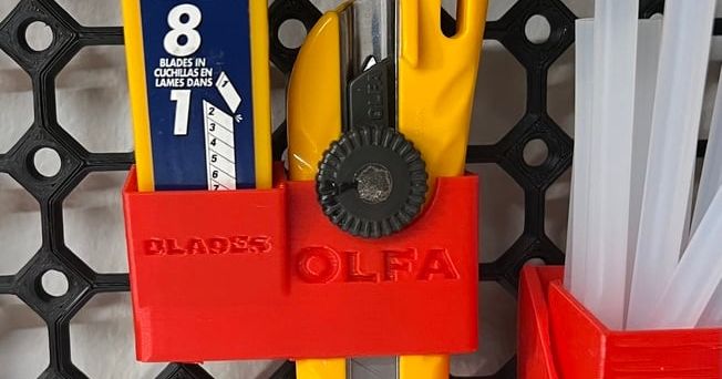 Multiboard Olfa Knife and Blade Holder by Ray Wise | Download free STL model | Printables.com