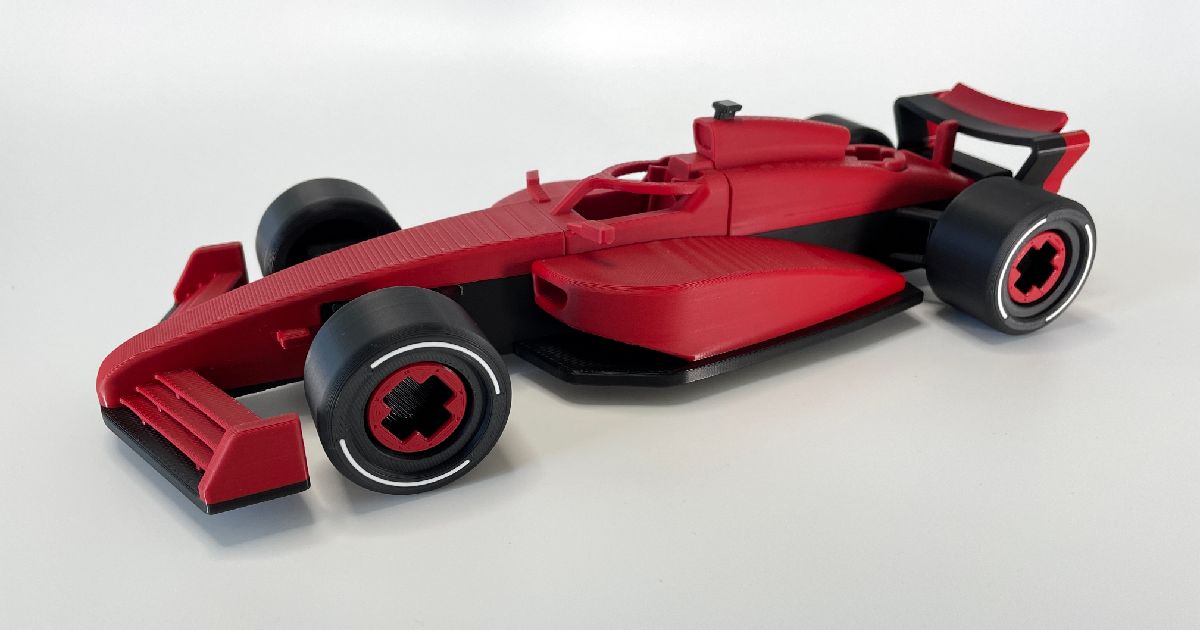Formula 1 Race Car (2023) Building Kit by mirabatek | Download free STL ...