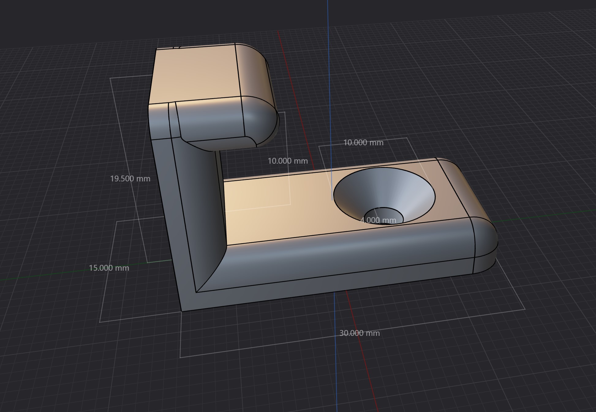 Small hook by Carlos H. | Download free STL model | Printables.com