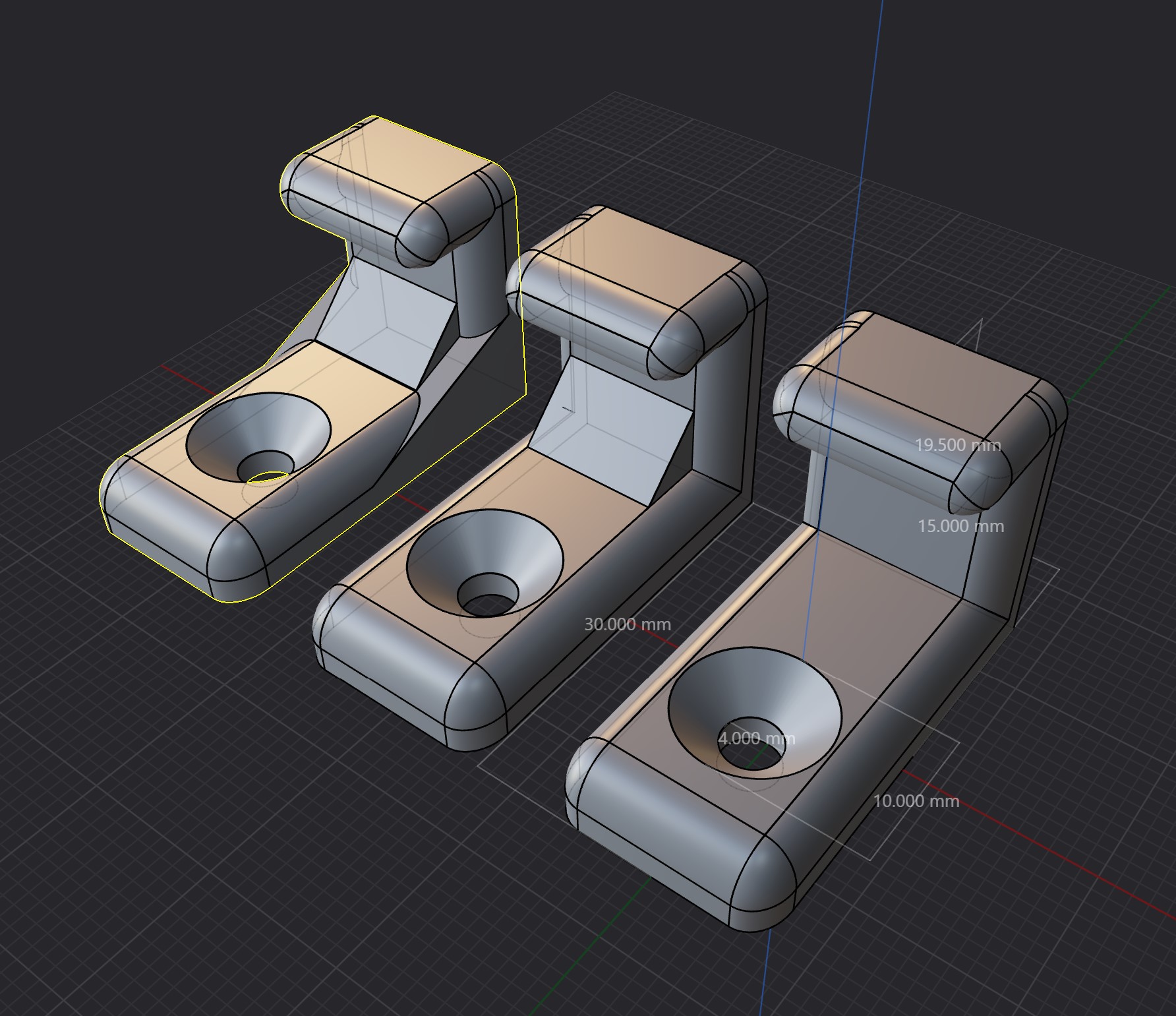 Small hook by Carlos H. | Download free STL model | Printables.com