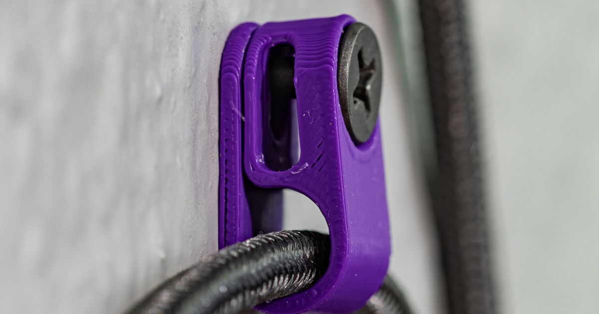 Cable Clip V2 by Trent Ellis | Download free STL model | Printables.com