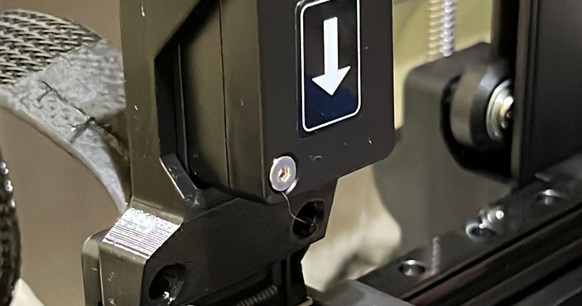 Ender 3 V3 KE - Filament Sensor Mount on printhead by Dorian | Download ...