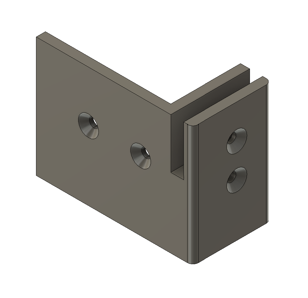 Overbuilt Between Stud Shelf Brackets by ICBB | Download free STL model ...