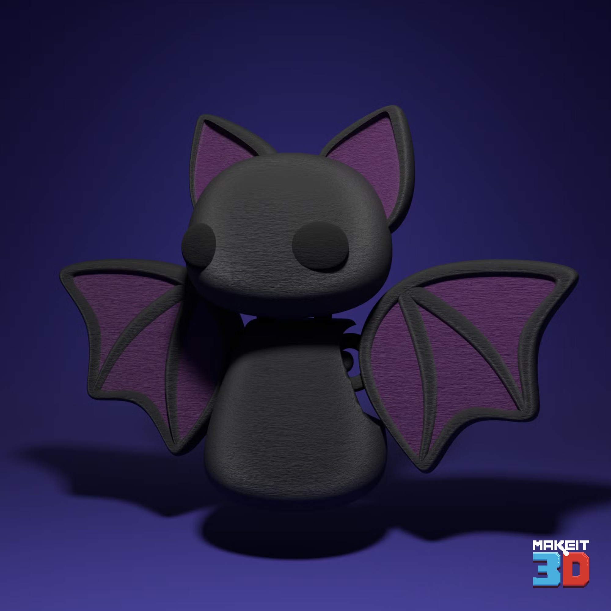 3D Printable Articulated Flexi Bat by Brandon Santana | Download free ...