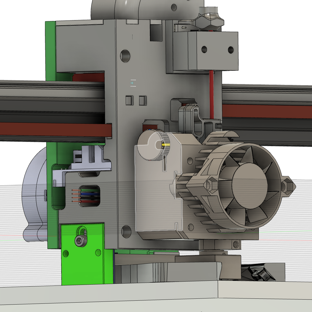 BLV Mgn Cube - CC-Carriage - Titan Aero Mount - MGN12 Linear Rails ...