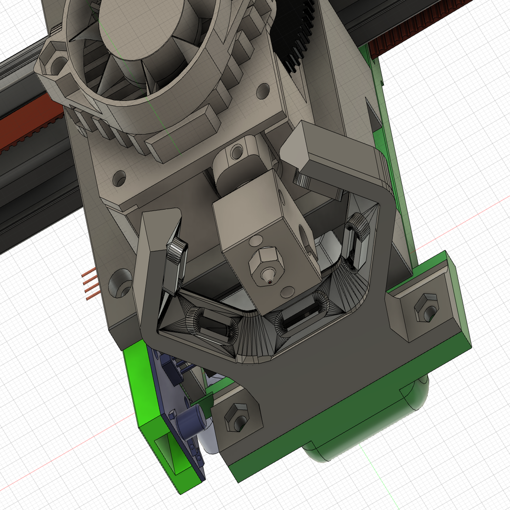 BLV Mgn Cube - CC-Carriage - Titan Aero Mount - MGN12 Linear Rails ...