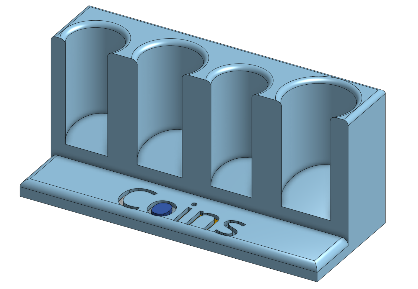 Desk Coin Sorter by Wesley_Makes | Download free STL model | Printables.com
