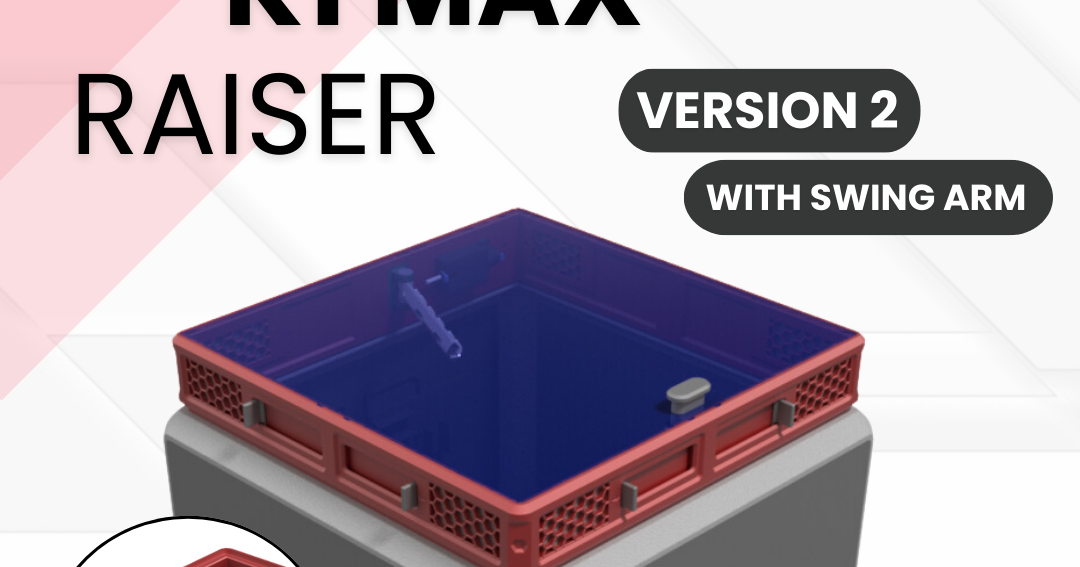 CREALITY K1 MAX RAISER / LID EXTENSION / RISER / TOP COVER / UPGRADE ...