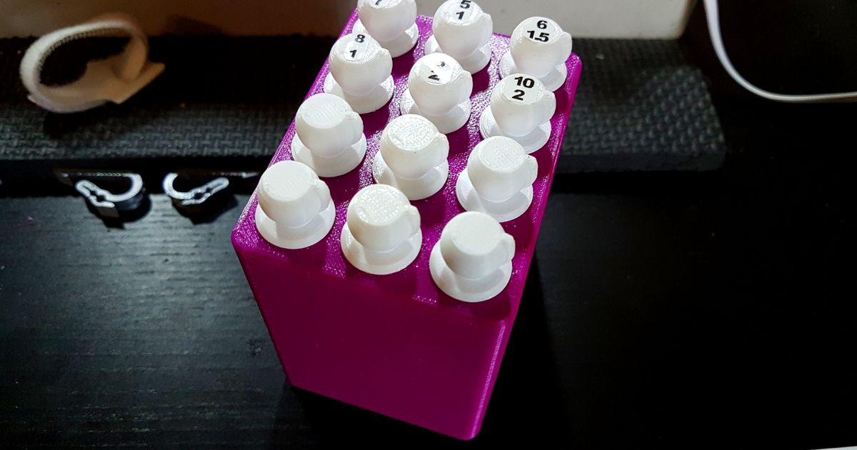 Magnets Container by Zarbuta | Download free STL model | Printables.com