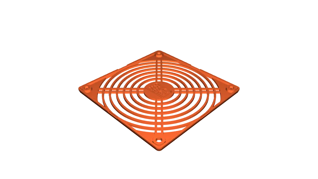 Cooling Fan Cover 120mm for PC case/Rack/3d Printers by BasementLAB ...