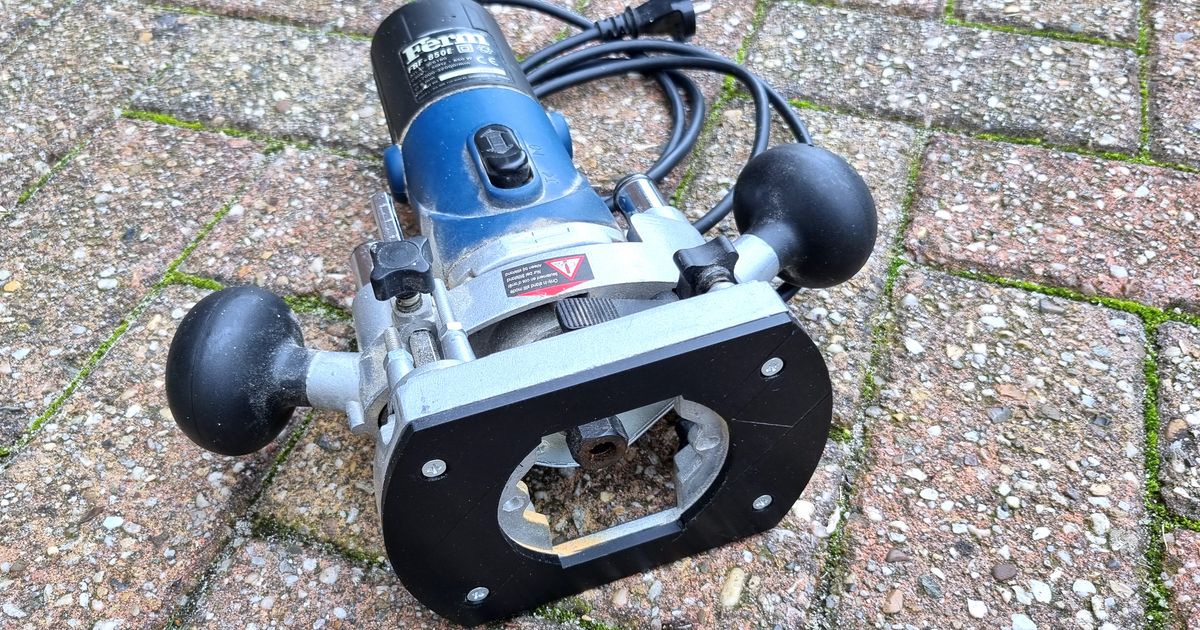 Ferm Router FBF-850E Baseplate von Erwin | Kostenloses STL-Modell ...