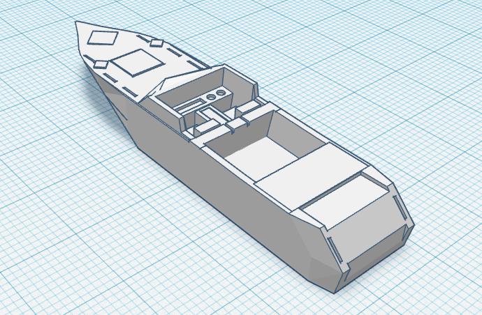 Speedboot 1:144 by GR3YWOLF_21 | Download free STL model | Printables.com