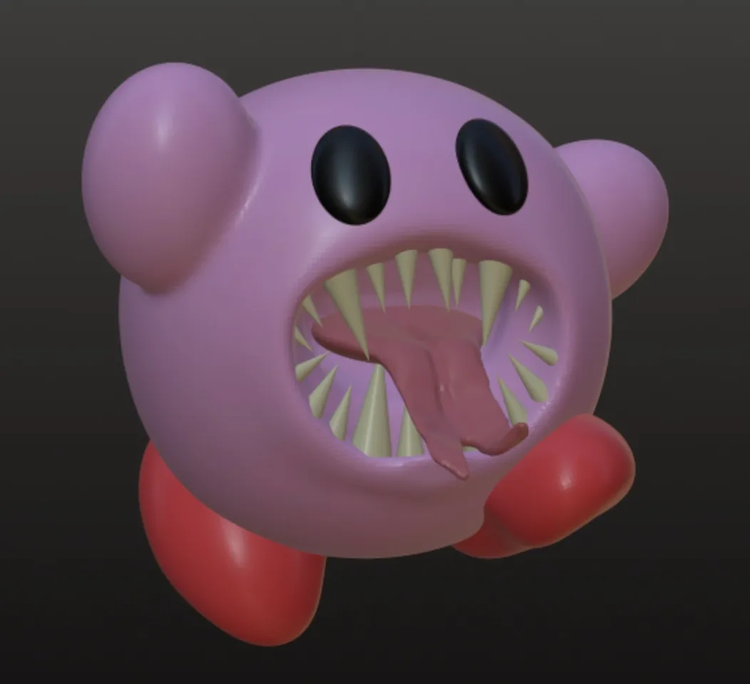 Demon Kirby by Jaylah | Download free STL model | Printables.com