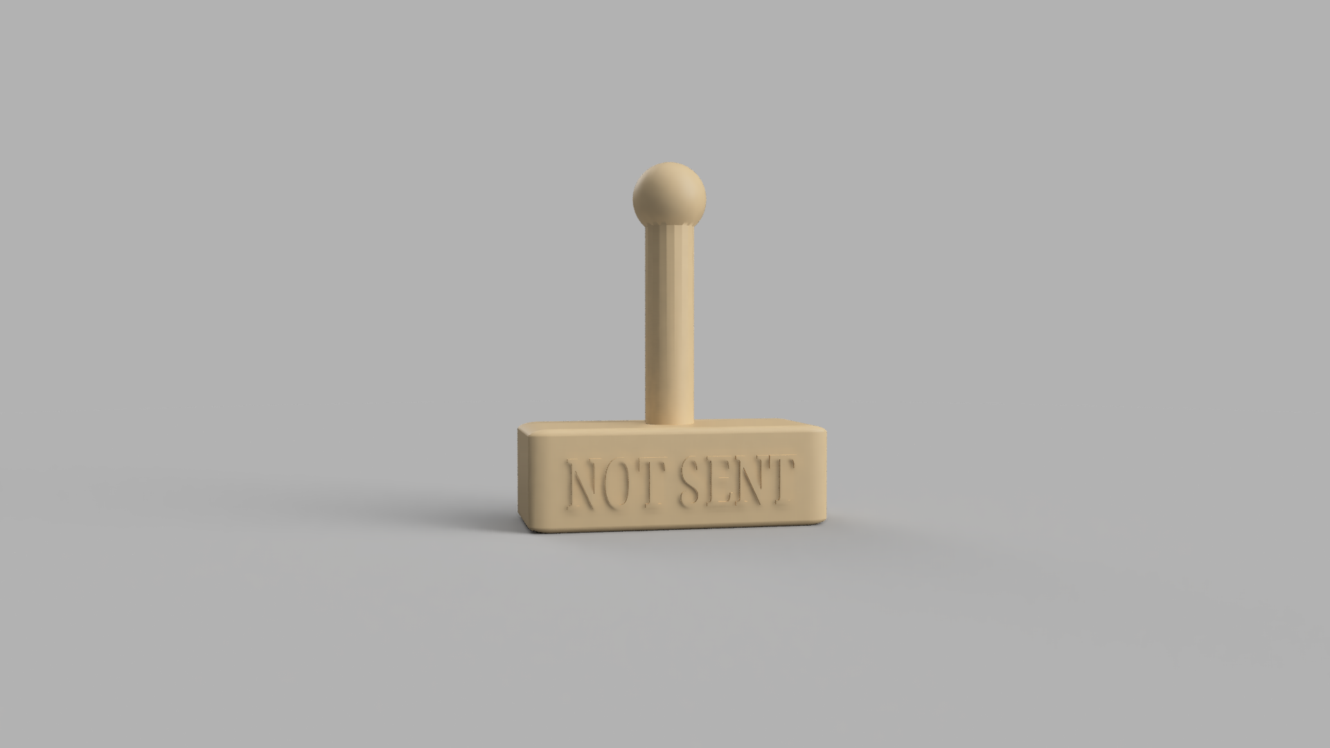 Not sent stamp por Dorian Draven | Descargar modelo STL gratuito ...