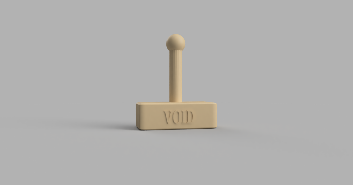 Void stamp por Dorian Draven | Descargar modelo STL gratuito ...