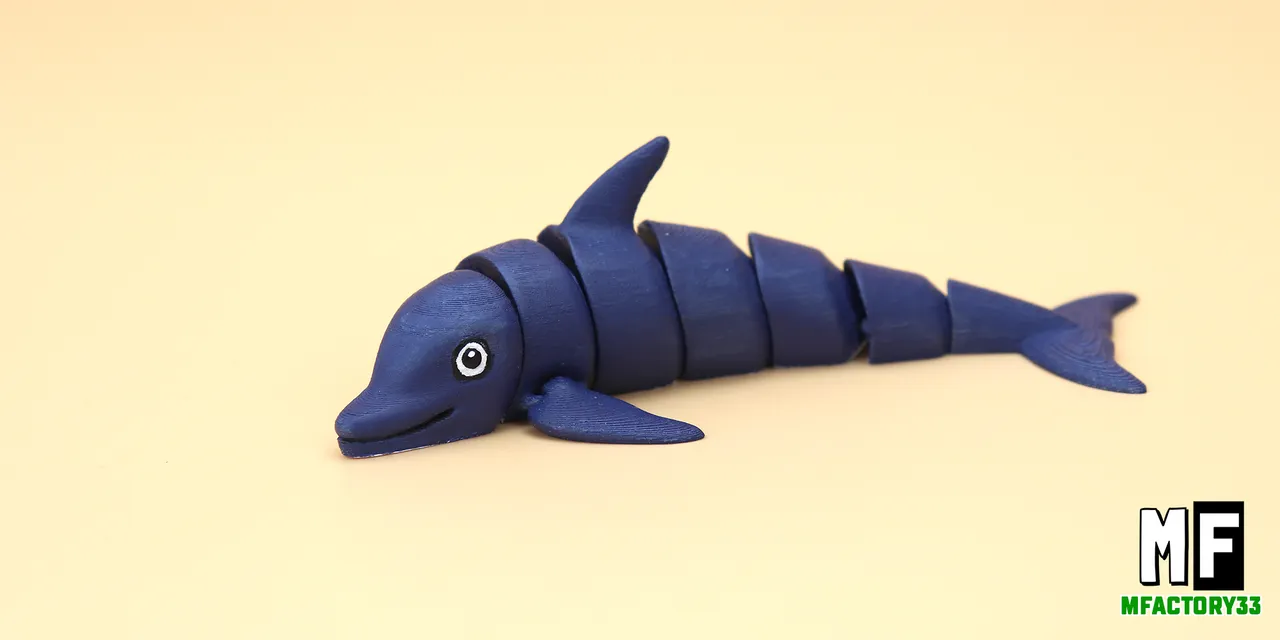 DOLPHIN ARTICULATED PRINT-IN-PLACE by MFactory33 | Download free STL ...