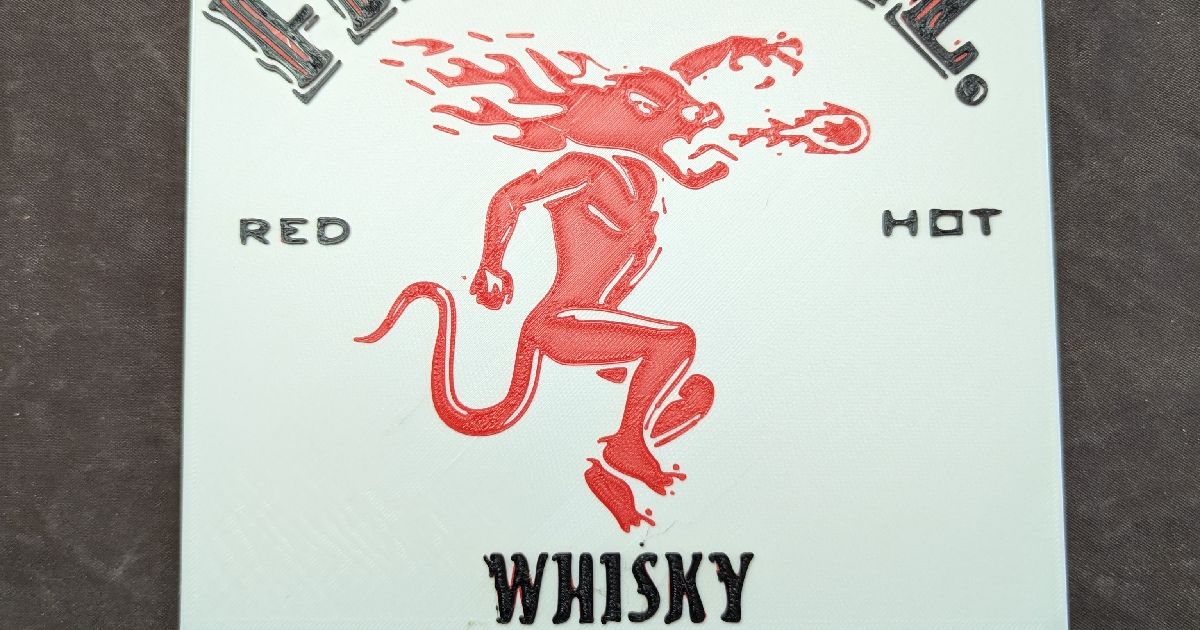 Fireball Whisky sign or placard beer liquor by Nuvz | Download free STL ...