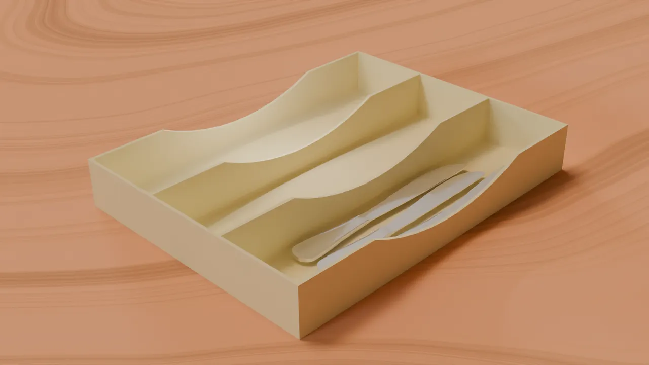 Cutlery Tray / Drawer by Gjörk | Download free STL model | Printables.com