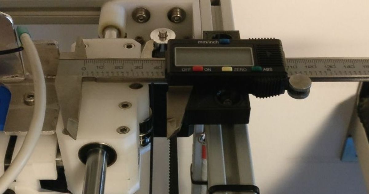 axis calibration caliper jig by Binoffline | Download free STL model ...