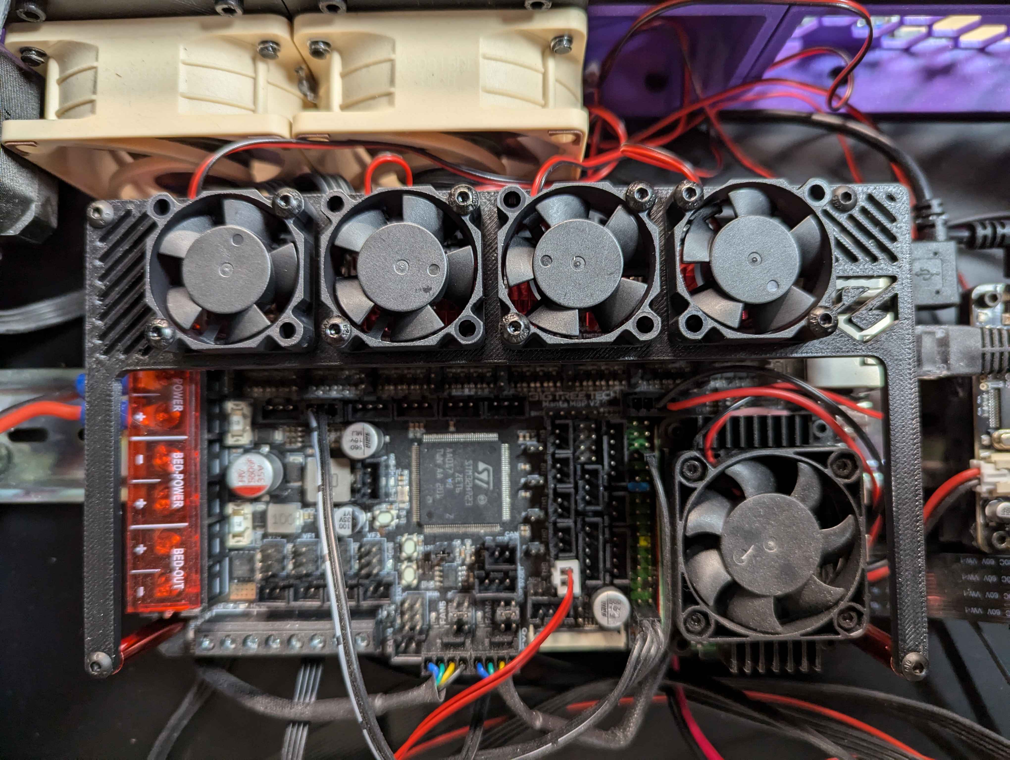 BTT Manta M8P Cooling Fan Plate by Lorien | Download free STL model ...