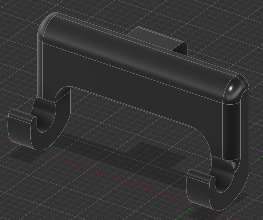 longboard backpack hanger by Csatka | Download free STL model ...