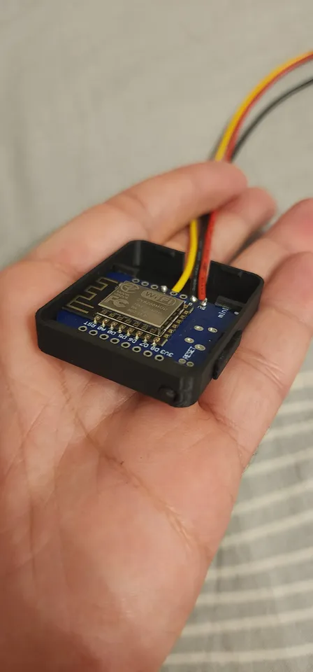 Tiny "ESP8266 D1 mini" case with button by Алексей Белинский | Download ...