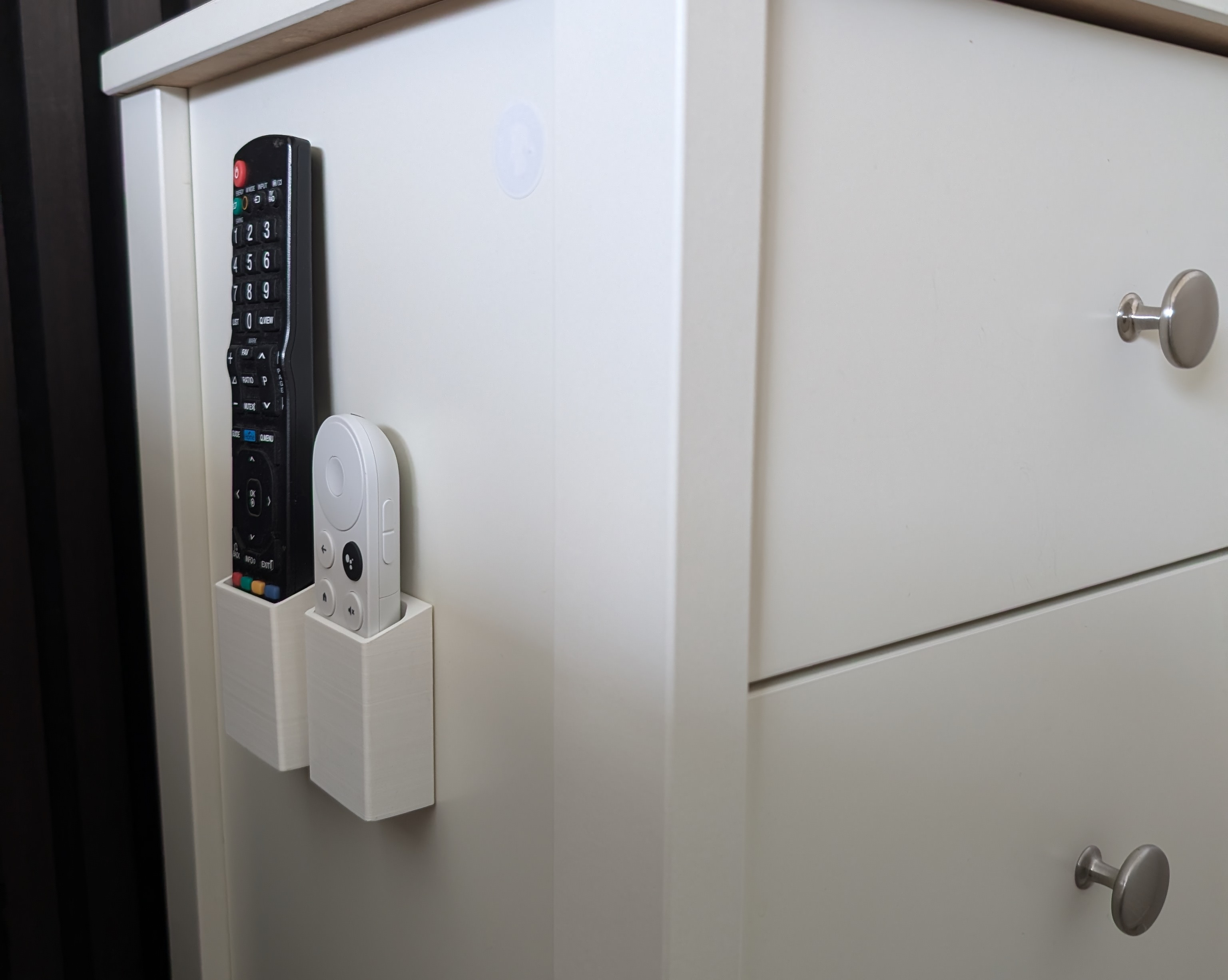 Furniture mounted remote holders by Randcorn | Download free STL model ...