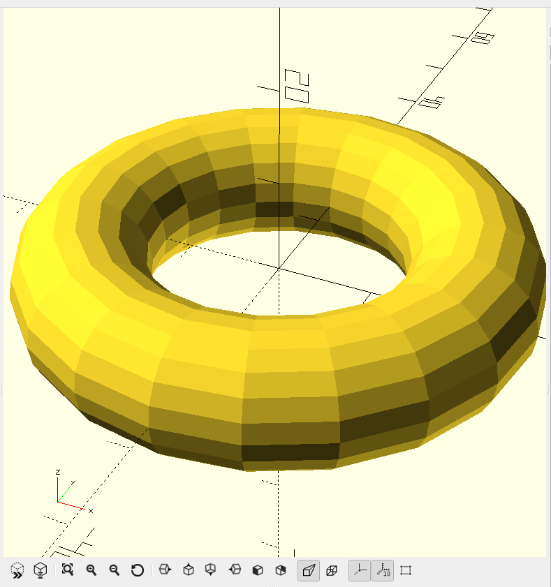 OpenSCAD Torus by YourVeryWorstNightmare13 | Download free STL model | Printables.com