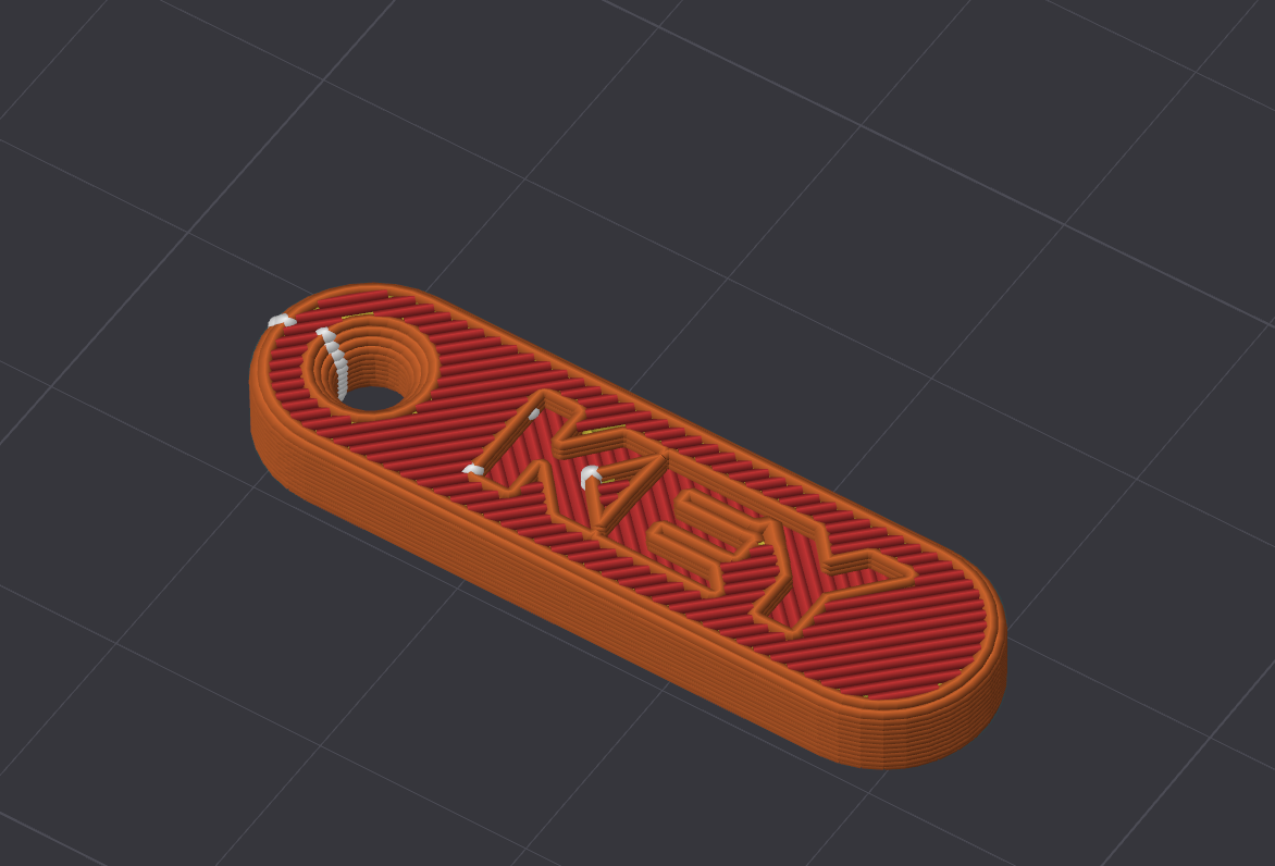 Minimalistic keychain blank by minilogique | Download free STL model ...